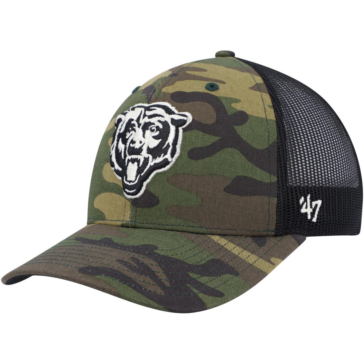 Men's '47 Camo/Black Trucker Adjustable Hat - 10090504 | HSN