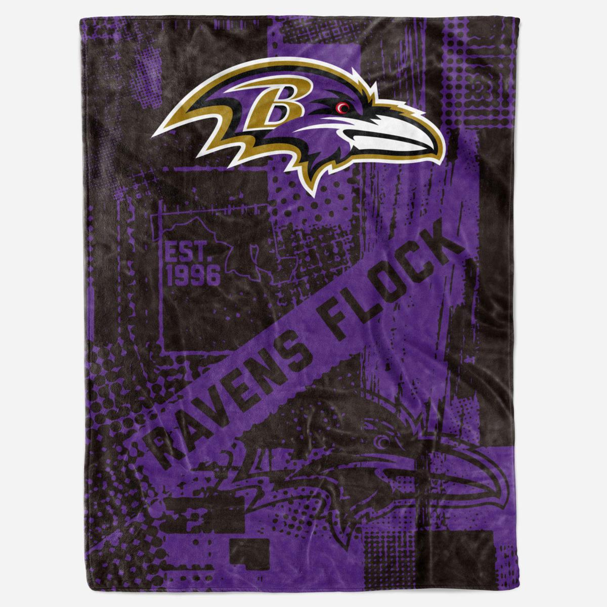 Baltimore Ravens 60" x 80" Hometown Blanket - 22196389 | HSN
