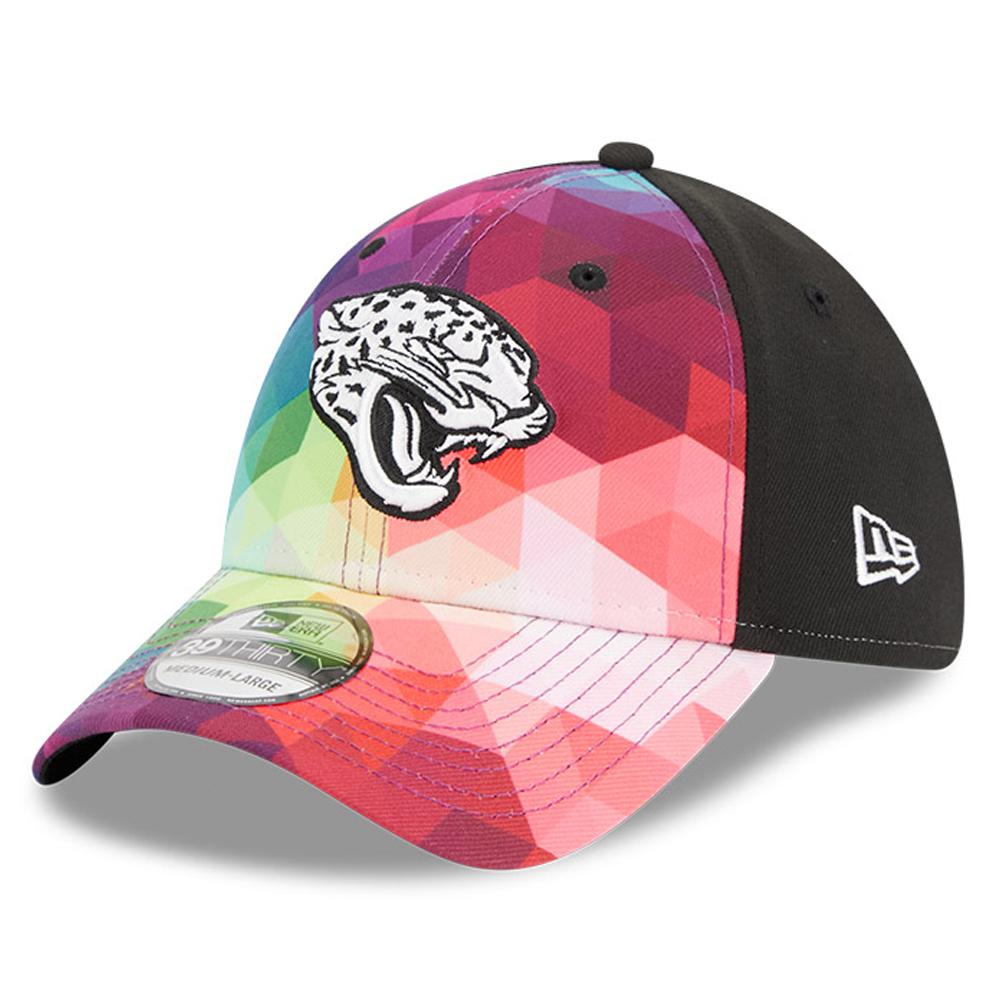 Men's New Era Pink Jacksonville Jaguars 2023 NFL Crucial Catch 39THIRTY ...
