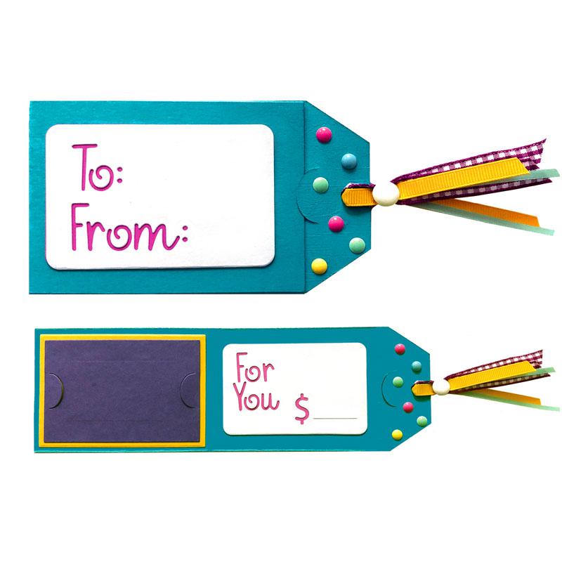The Stamps of Life Gift Card Tag Holder Die Set | HSN
