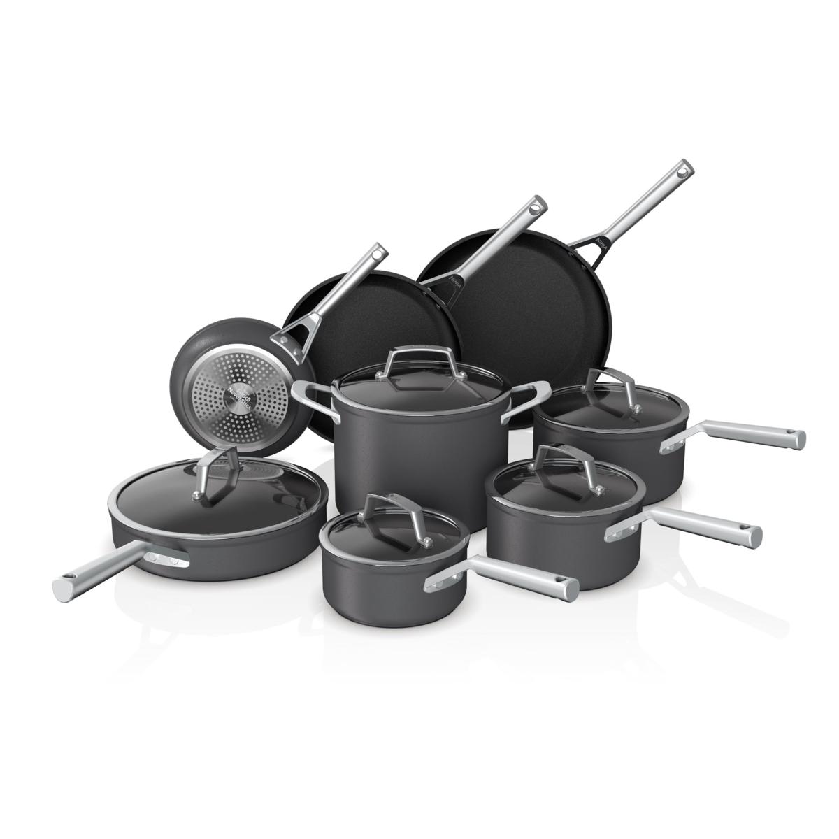 Ninja C39600 Foodi NeverStick Premium Hard-Anodized 13-Pc Cookware Set ...