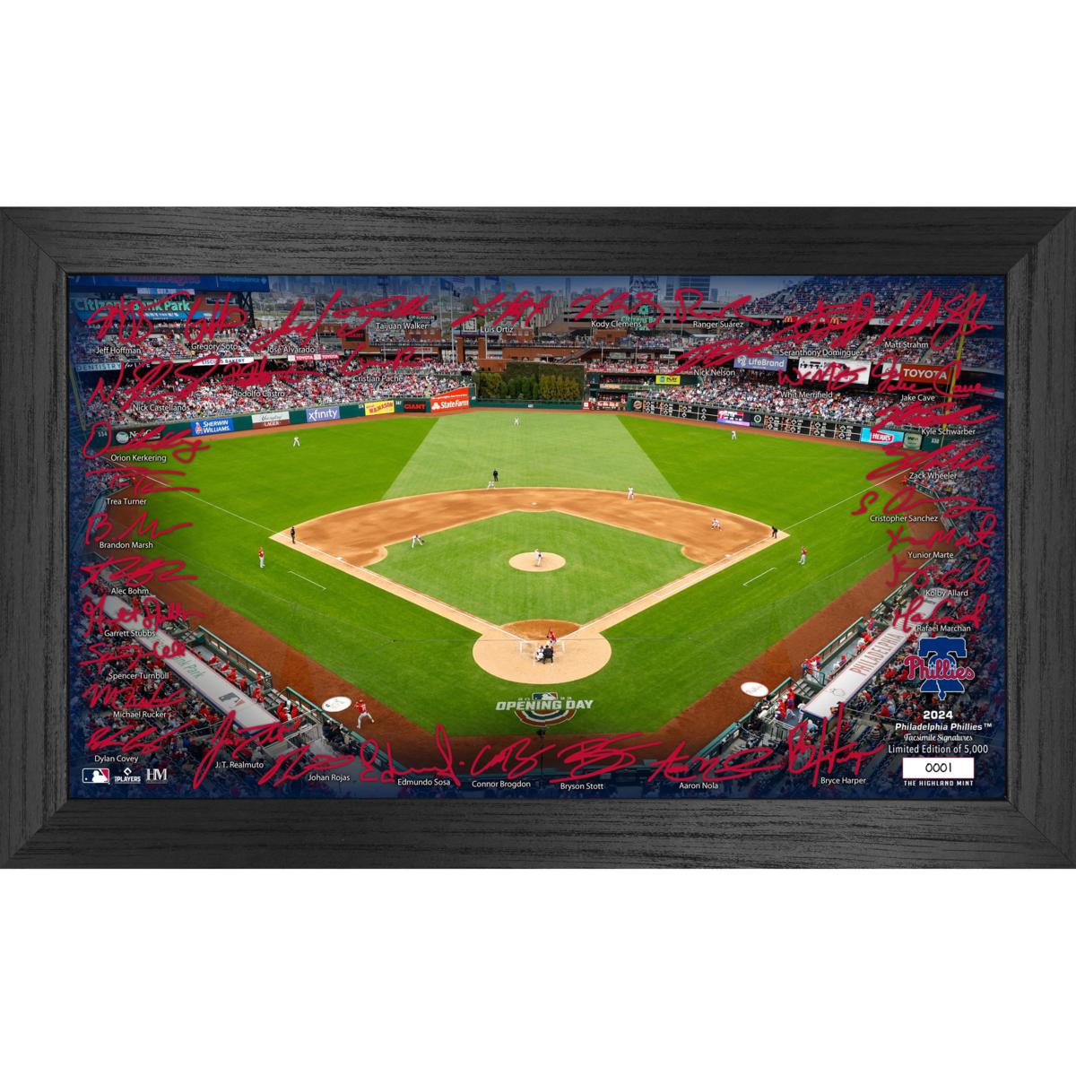 Officially Licensed MLB/MLBPA Philadelphia Phillies 2024 Signature ...