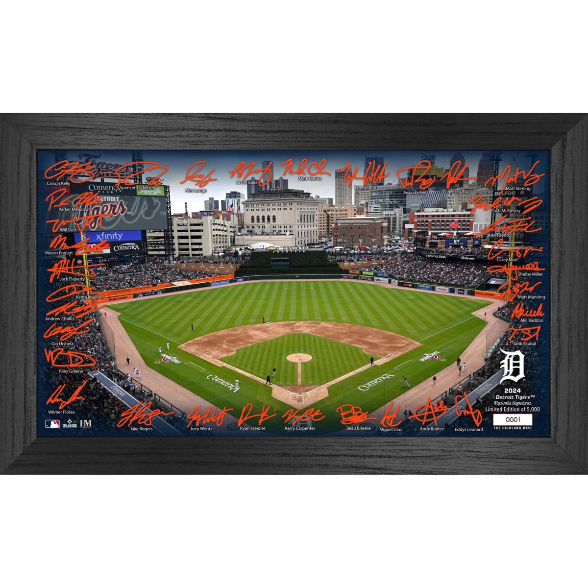 Officially Licensed MLB/MLBPA Detroit Tigers 2024 Signature Field ...
