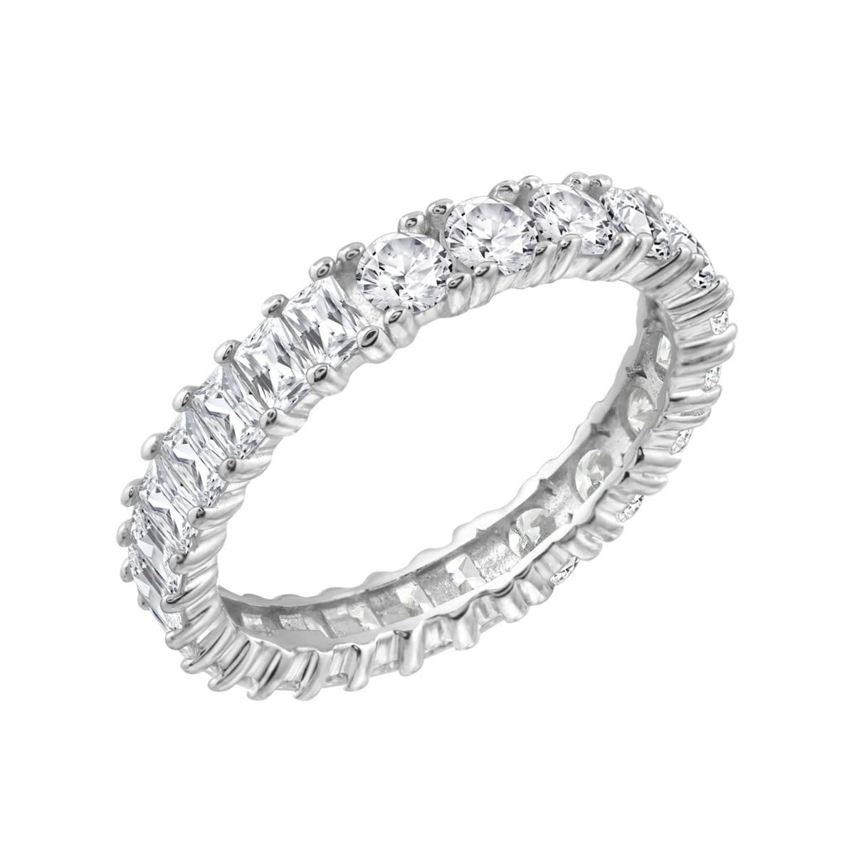 Radiance by Absolute™ Simulated Diamond North-South Mixed Cut Ring | HSN