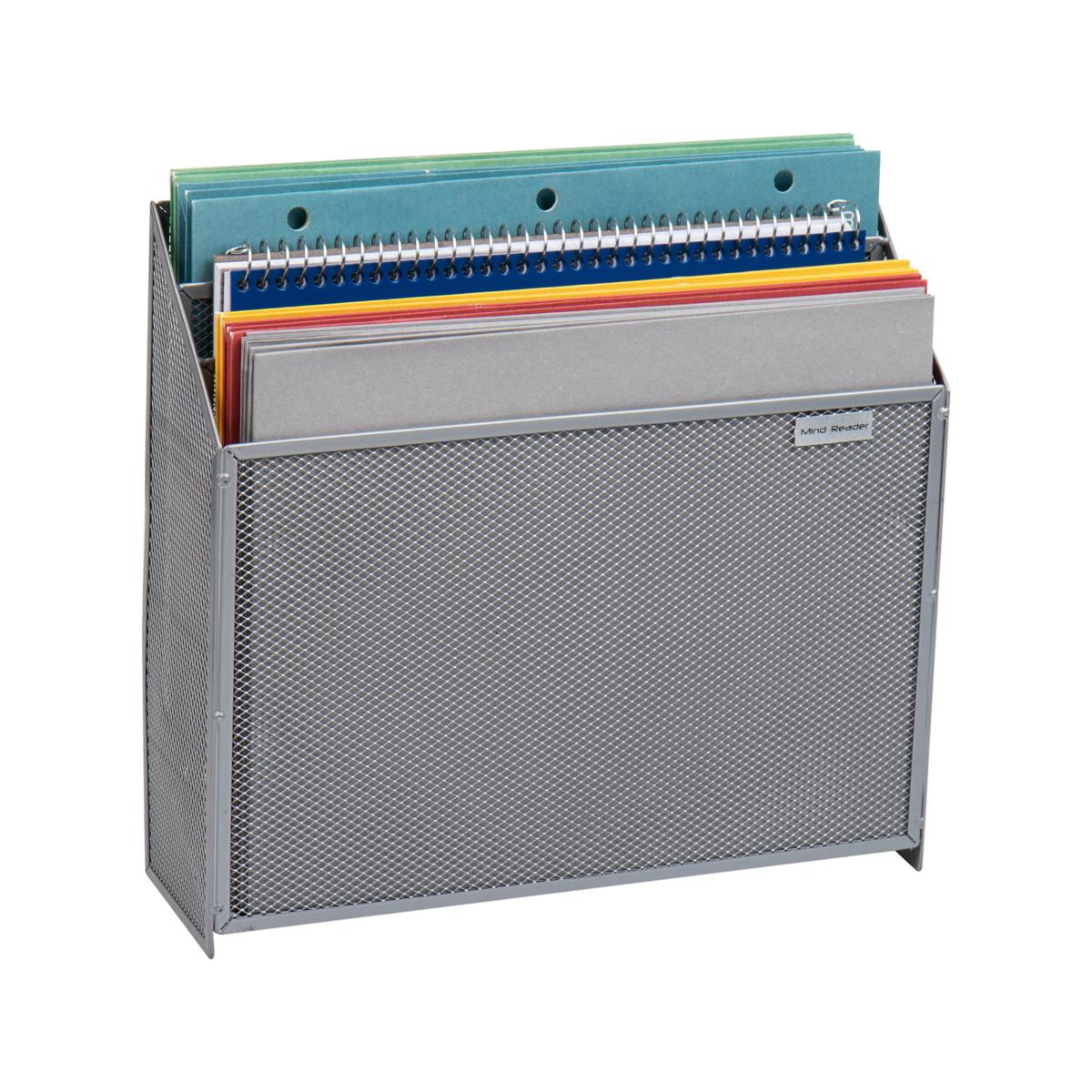 Mind Reader Wall Mount Vertical File Storage Desktop Organizer | HSN