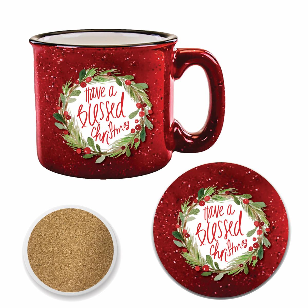 Courtside Market 15 oz Cozy Mug & Coaster Set - 10093508 | HSN