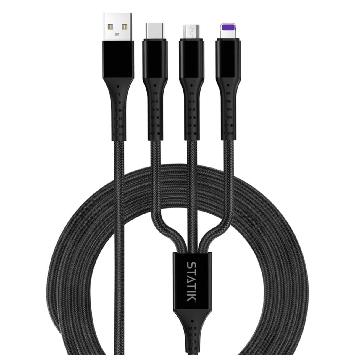 Statik HexCharge Universal Fast Charging Cable | HSN