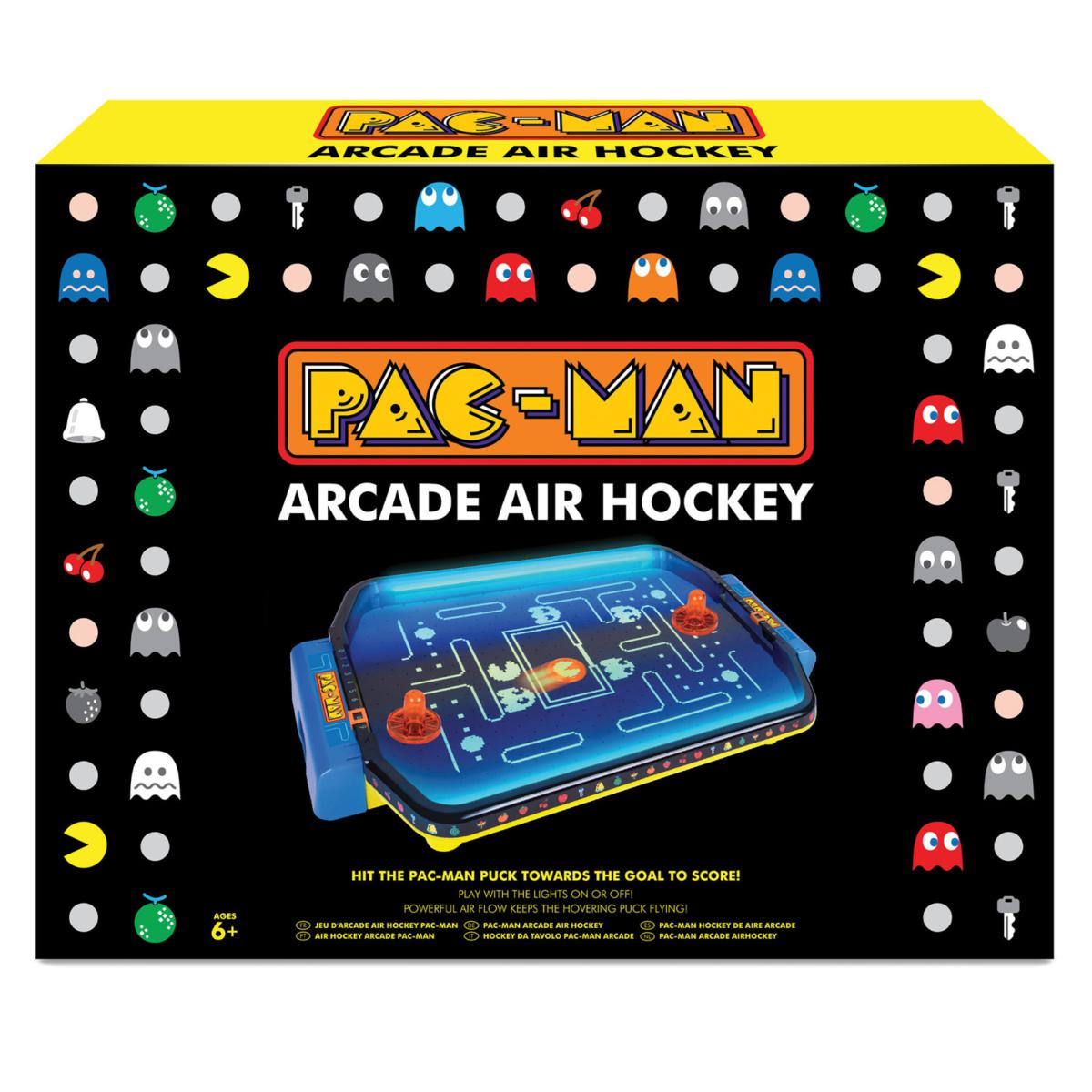 Pac-Man: Arcade Air Hockey - Glow-In-The-Dark Tabletop Game | HSN