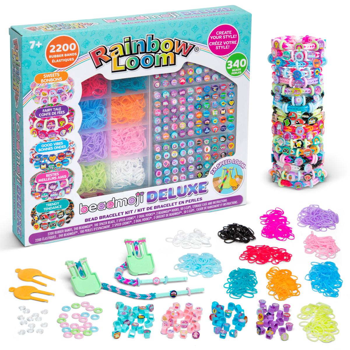Rainbow Loom: Beadmoji Deluxe - DIY Rubber Band & Bead Bracelet Kit | HSN