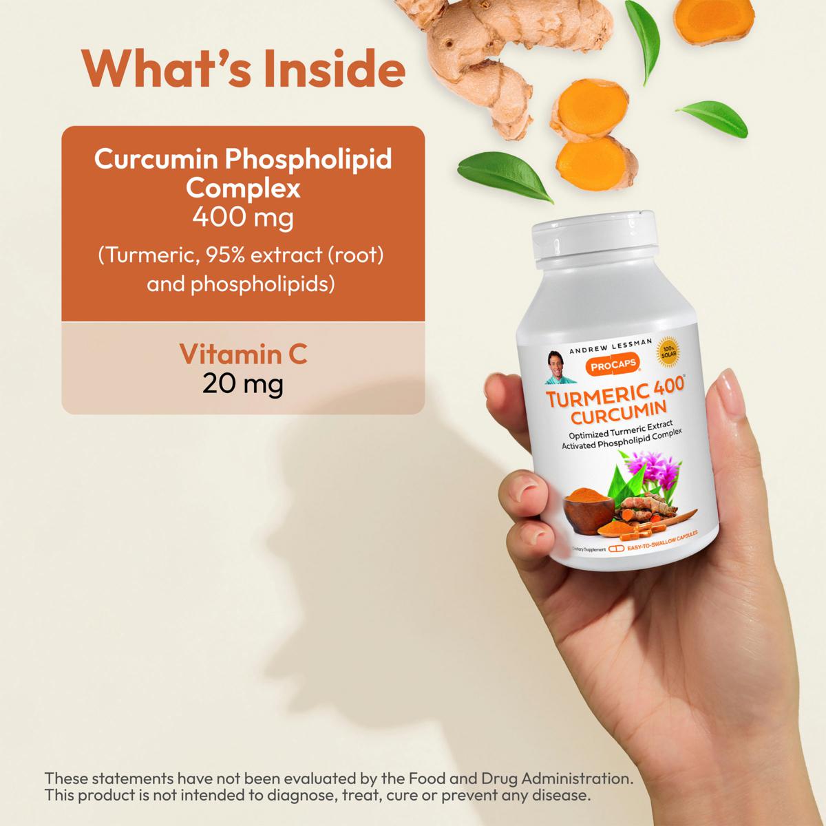 Andrew Lessman Turmeric-400 - 60 Capsules | HSN