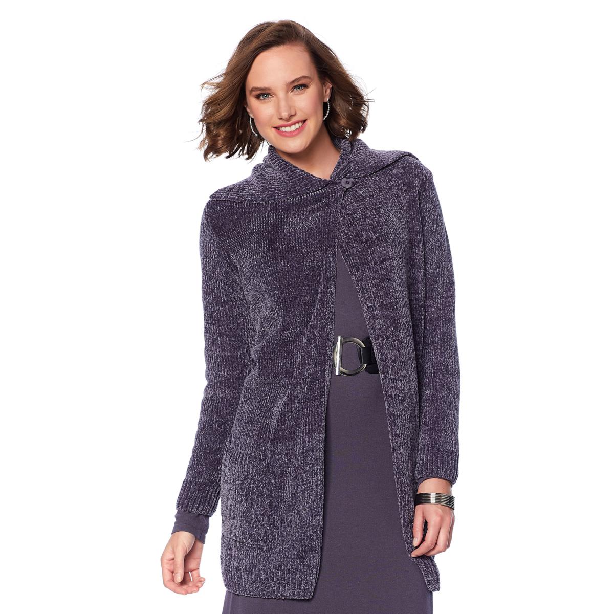 (HSN) Antthony "Timeless Textures" Chenille Cardigan – TVShoppingQueens
