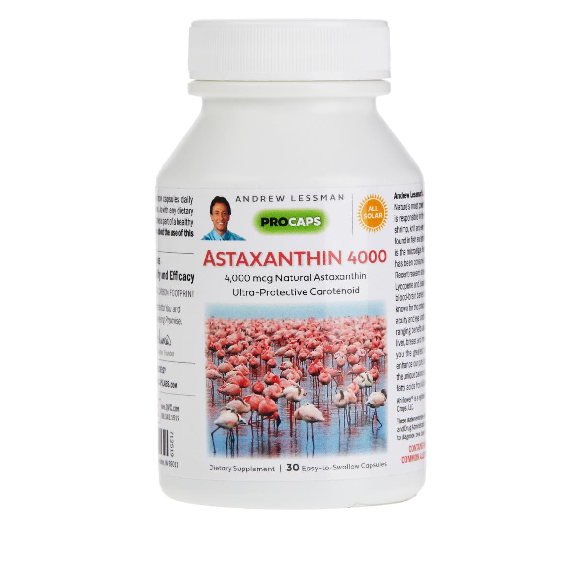 Andrew Lessman Astaxanthin 4000 - 30 Capsules | HSN