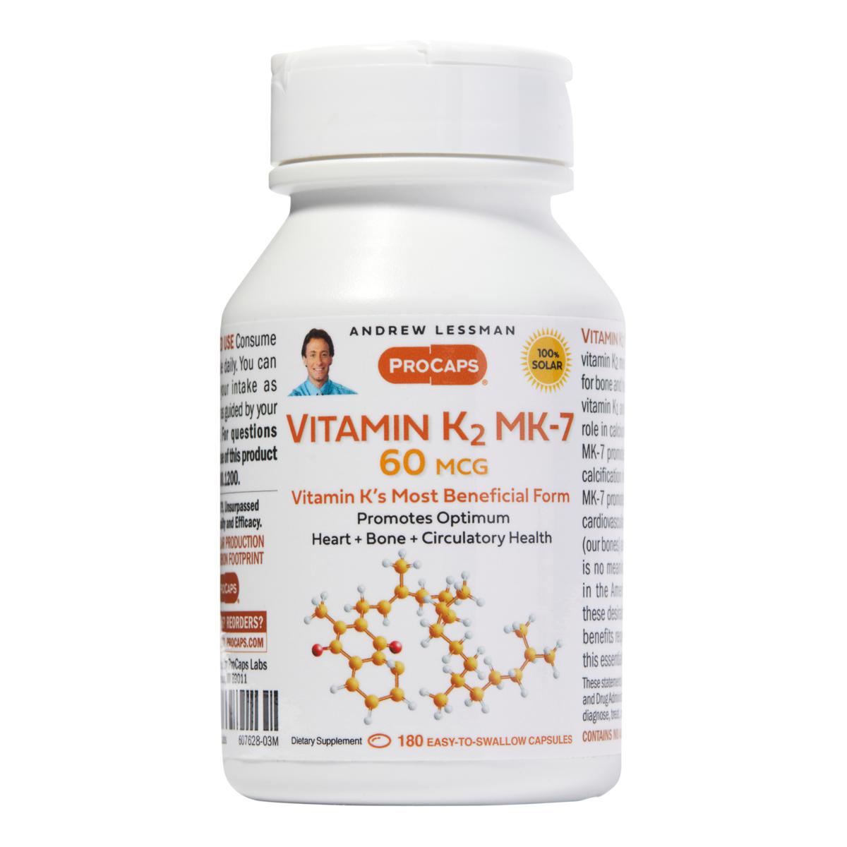 Andrew Lessman Vitamin K-2 MK-7 60 - 180 Capsules | HSN