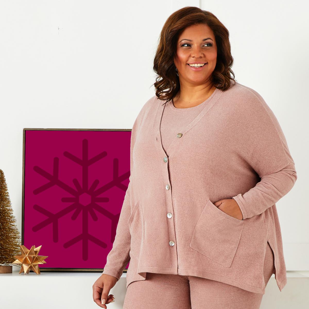 (HSN) WynneLounge Chenille Sweater Knit Cardigan – TVShoppingQueens