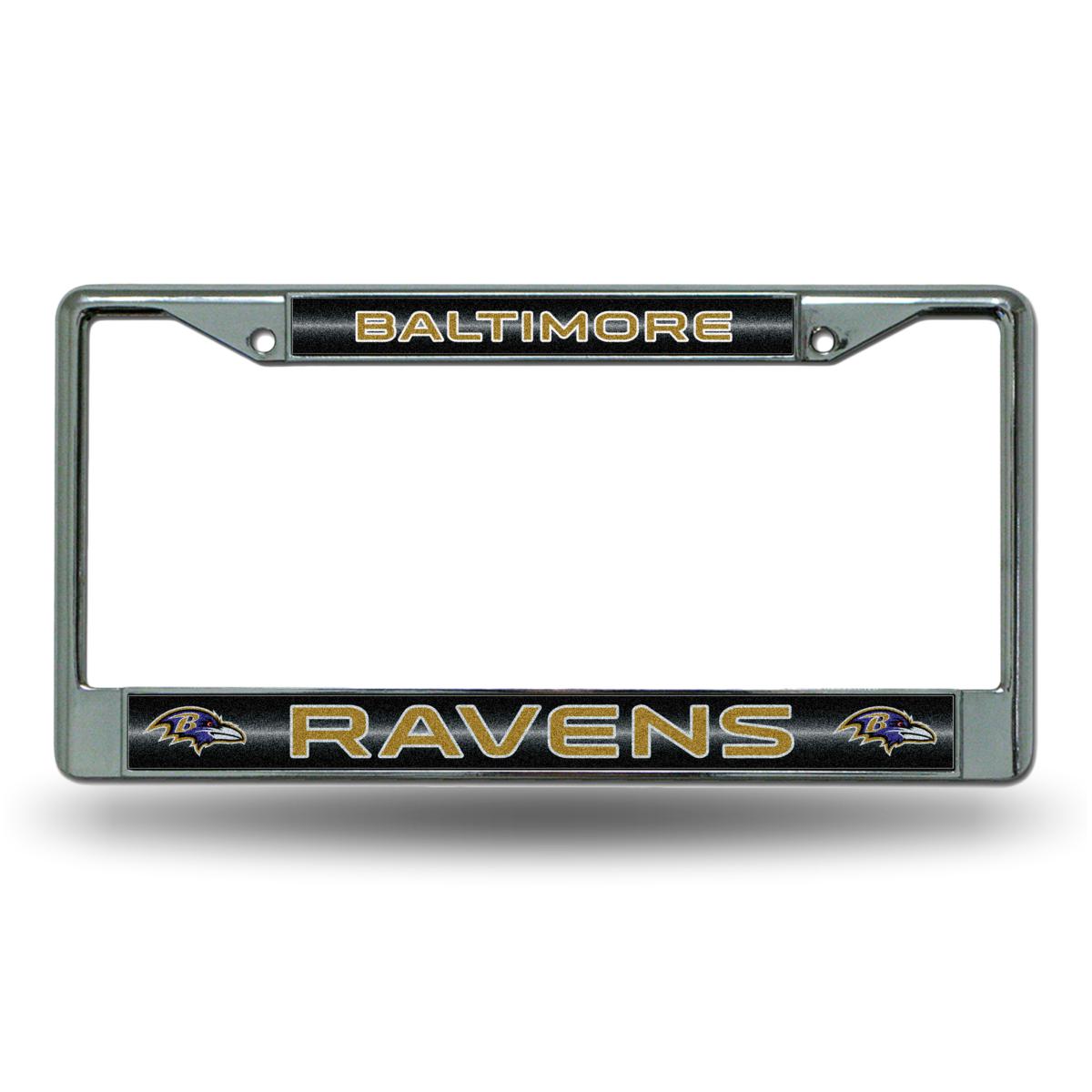 Officially Licensed NFL Bling Chrome Frame - Ravens - 7710179 | HSN