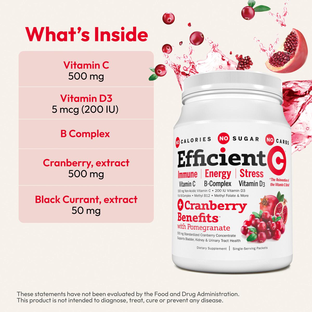 Andrew Lessman Efficient-C + Cranberry Benefits with Pomegranate - 180 ...