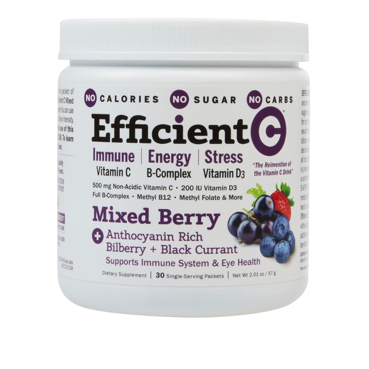 Efficient-C Mixed Berry - 30 Packets - 20264152 | HSN