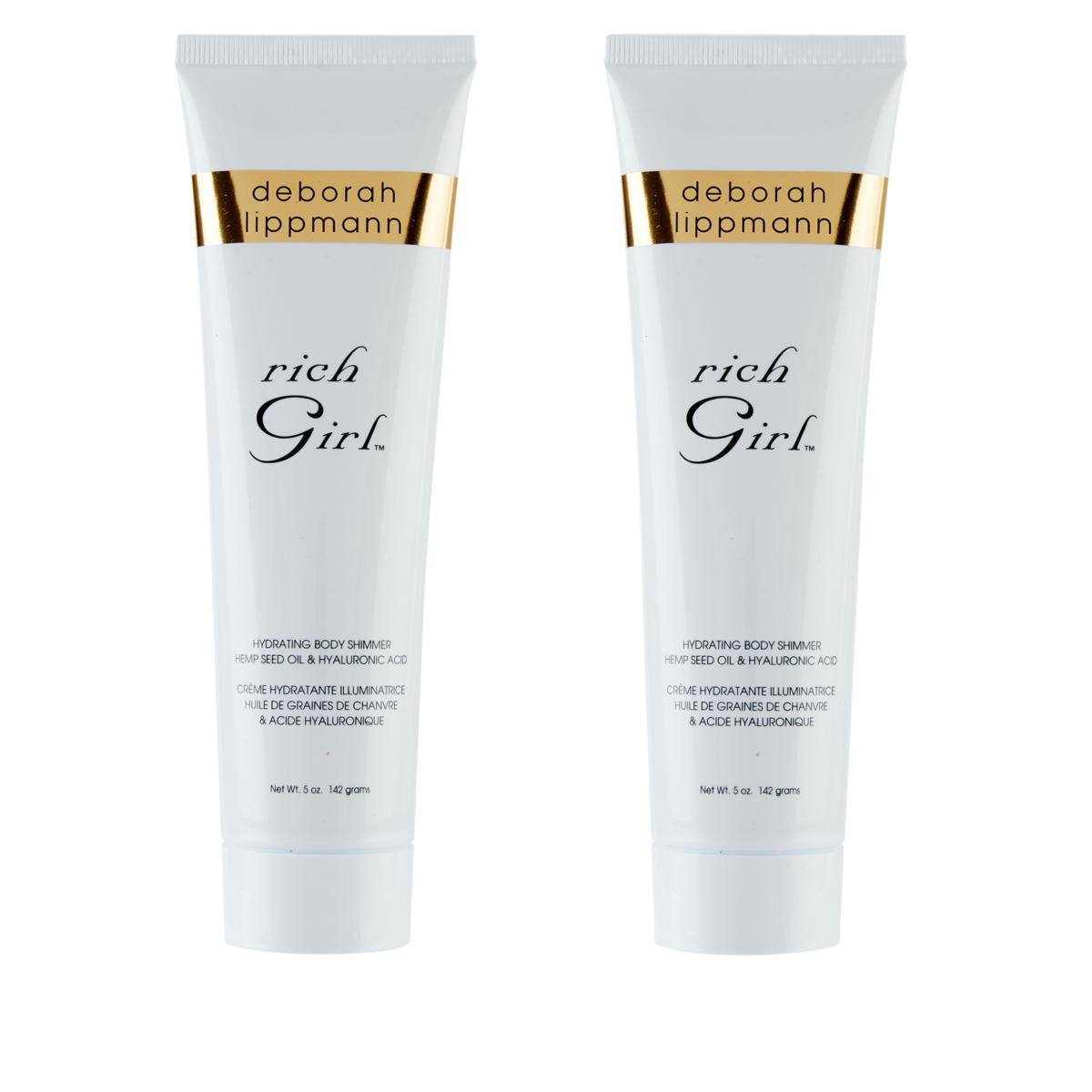 Deborah Lippmann 2-pack Rich Girl Hydrating Body Shimmer | HSN