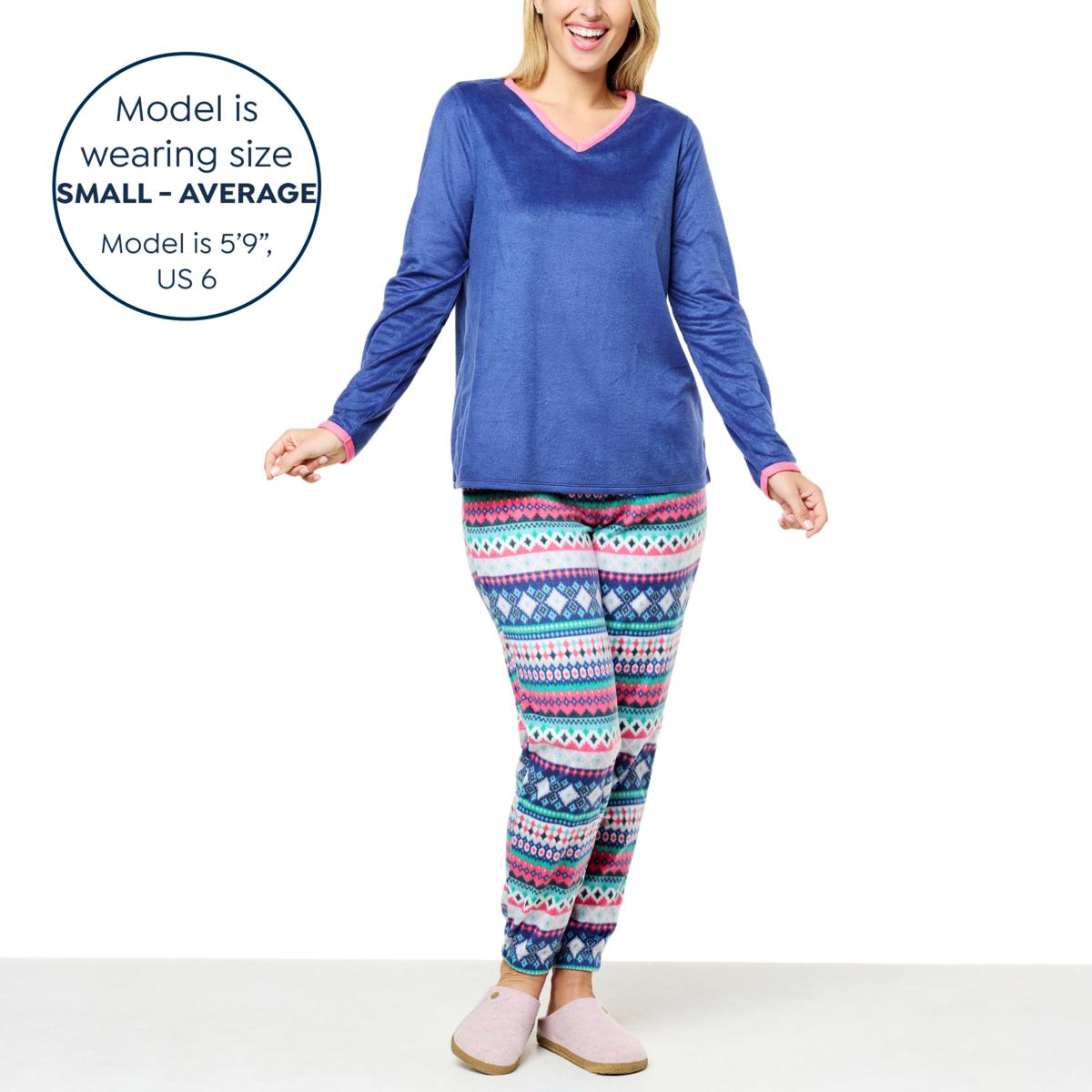 (HSN) Comfort Code Soft & Cozy 2-piece PJ Set – TVShoppingQueens