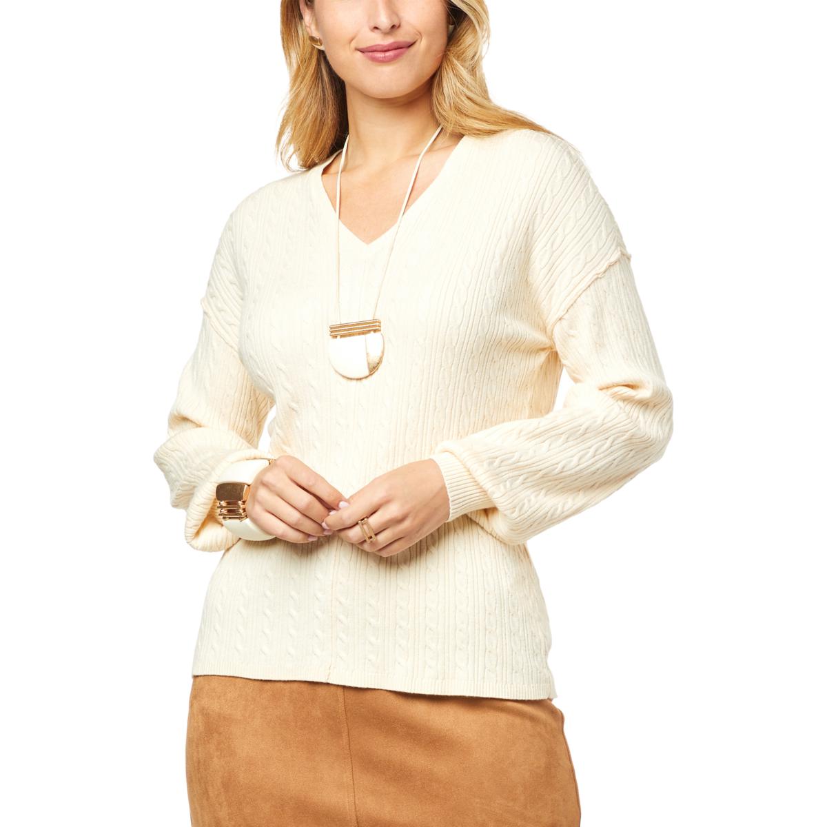 WynneLayers SoftKNIT Baby Cable Knit Sweater - 20565335 | HSN
