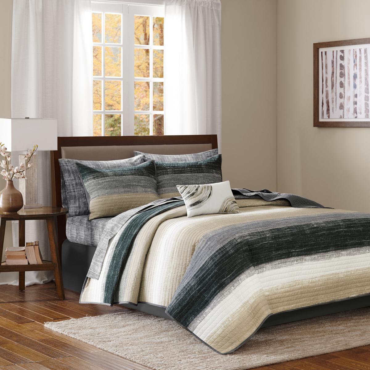 Saben Queen 8-piece Complete Bed and Sheet Set - Taupe - 8178891 | HSN Saben Queen 8-piece Complete Bed and Sheet Set - Taupe - 8178891 | HSN