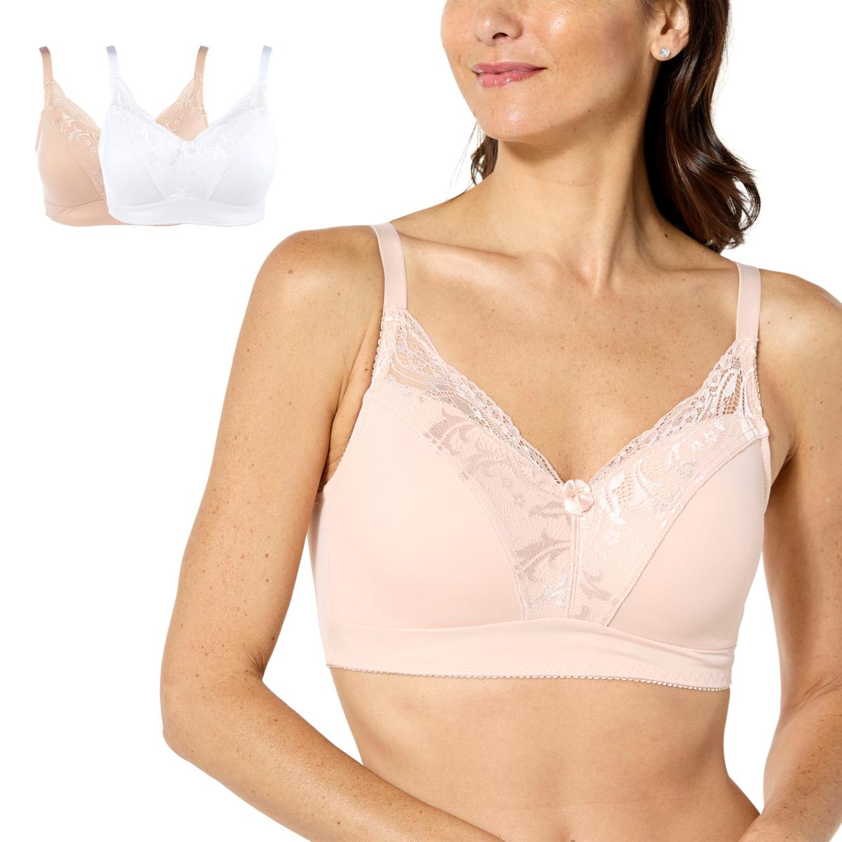 Rhonda Shear 2-pack "Curve Envy" Pin-Up Bra with Removable Pads - 20739772 | HSN