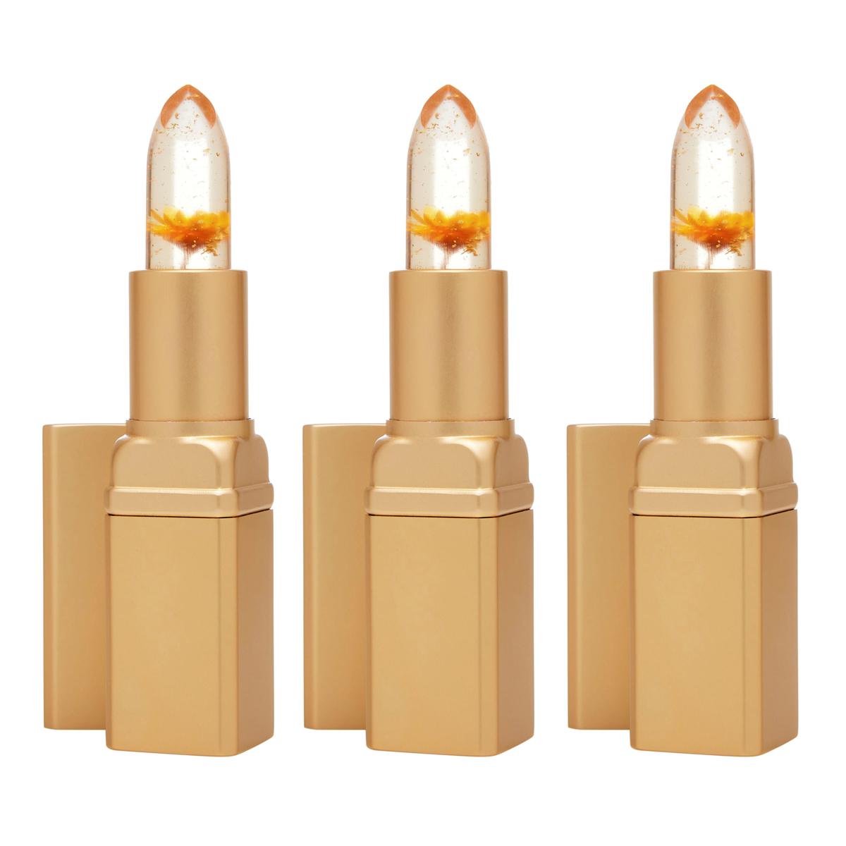 The Beauty Spy Mystic Gold Hydrating 3-pack Lipstick | HSN