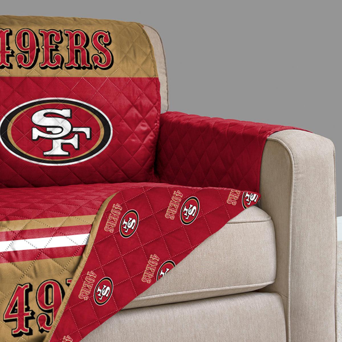 Officially Licensed NFL 80" x 65" Pegasus Furniture Cover - 49ers ...