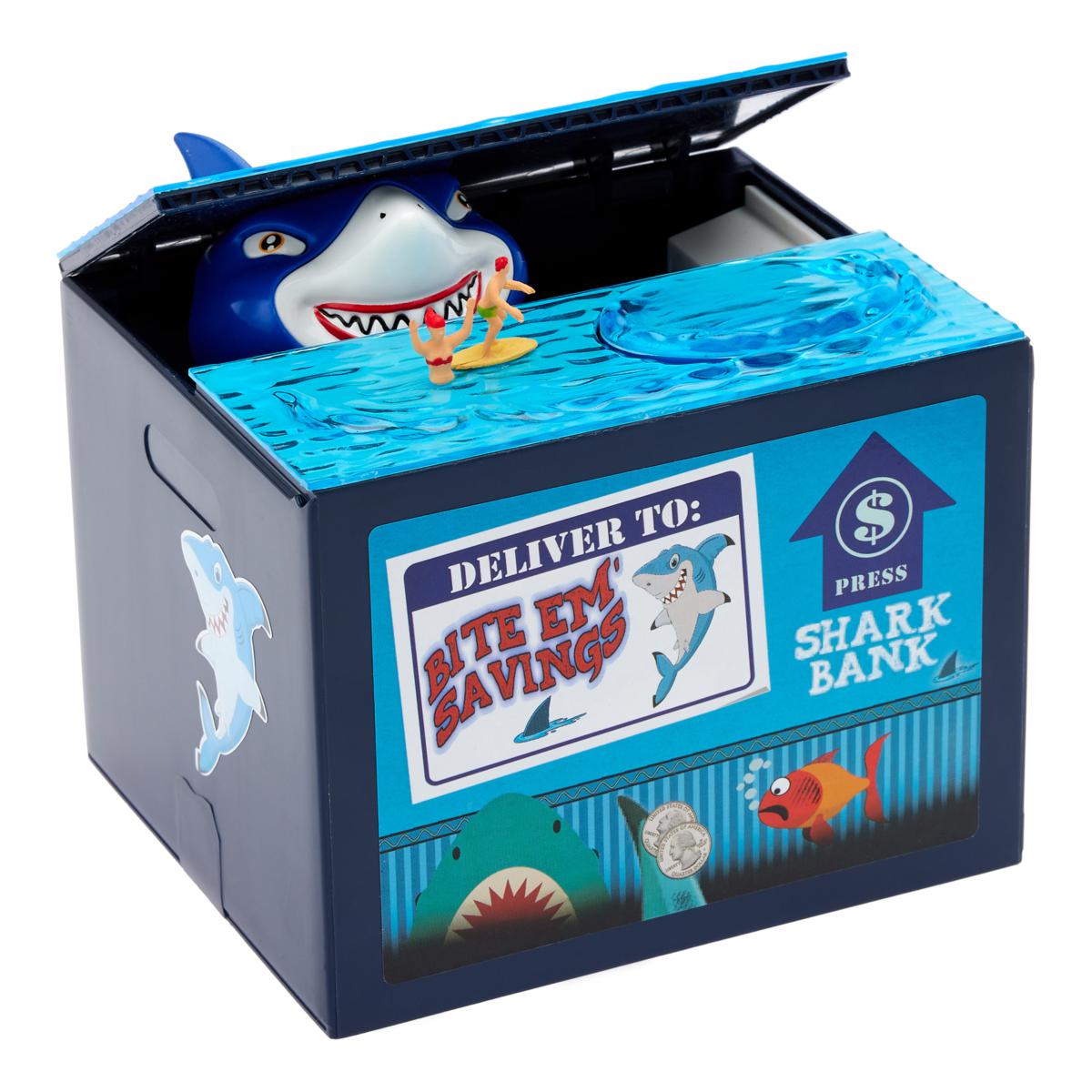 Leading Edge Battery Operated Toy Coin Shark Bank | HSN