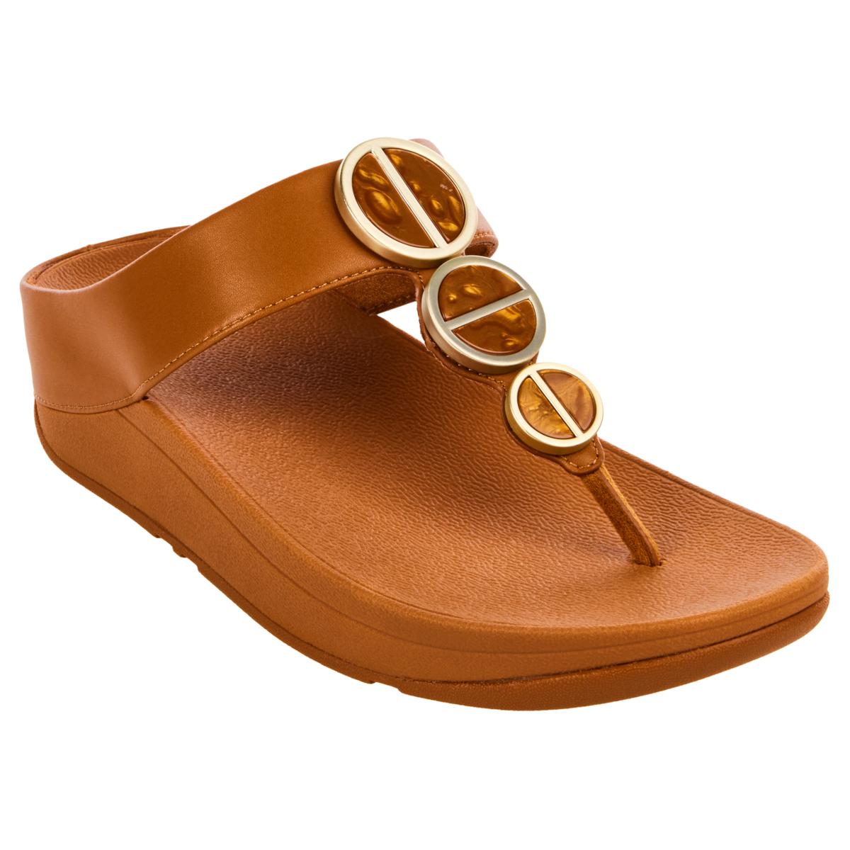 FitFlop Halo Metallic Toe-Post Sandal - 21884132 | HSN