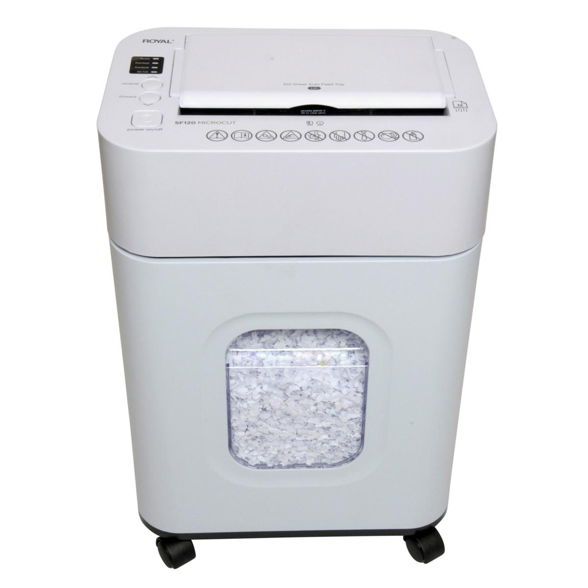 Royal 100-Sheet Microcut Shredder with 4.5-Gallon Drop Bin - 22129618 | HSN
