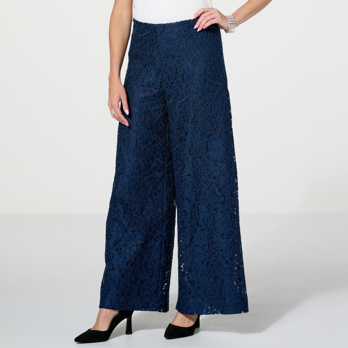 WynneCollection Occasion Lined Lace Pant | HSN