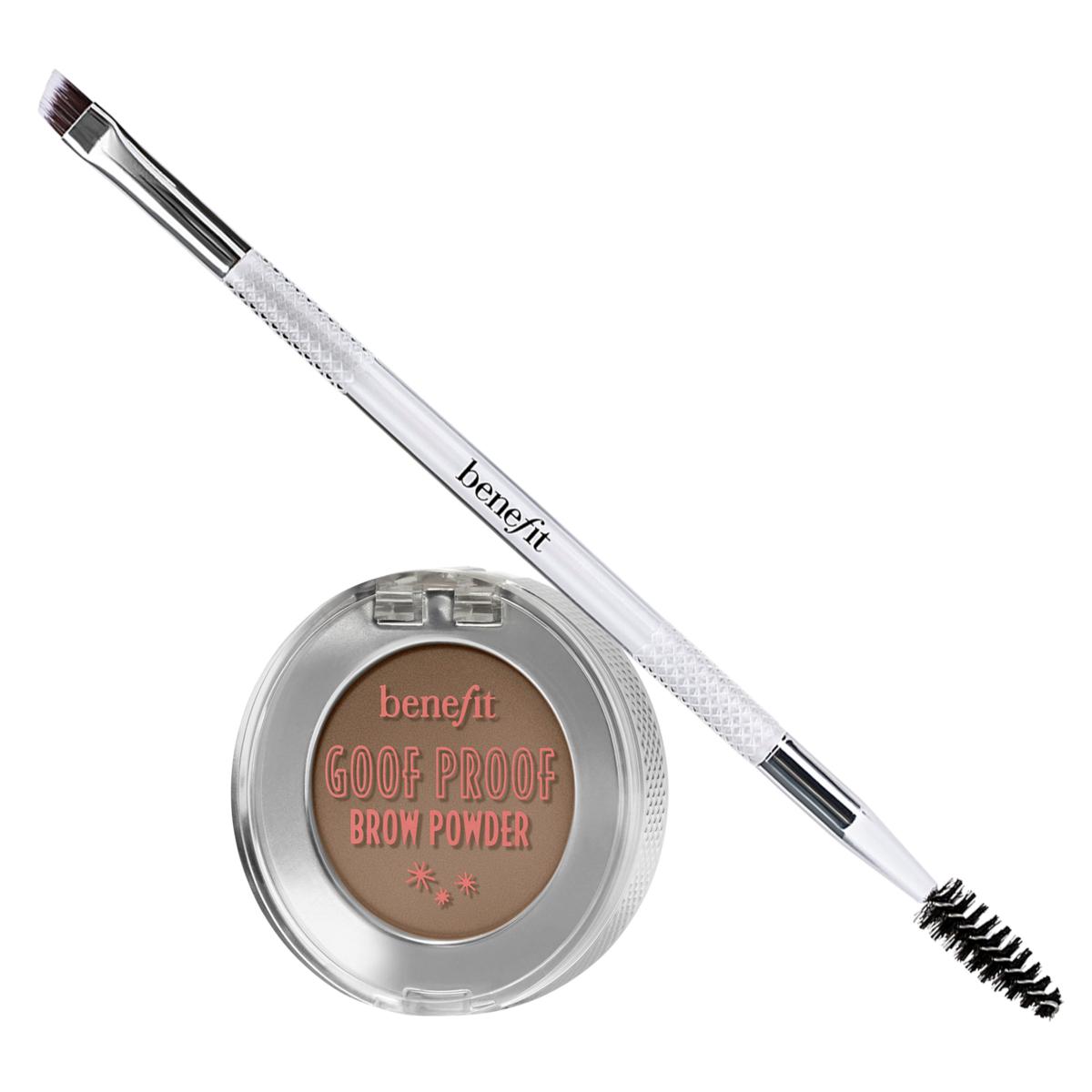 Benefit Cosmetics Goof Proof Brow Powder and Brush Set - 22612792 | HSN
