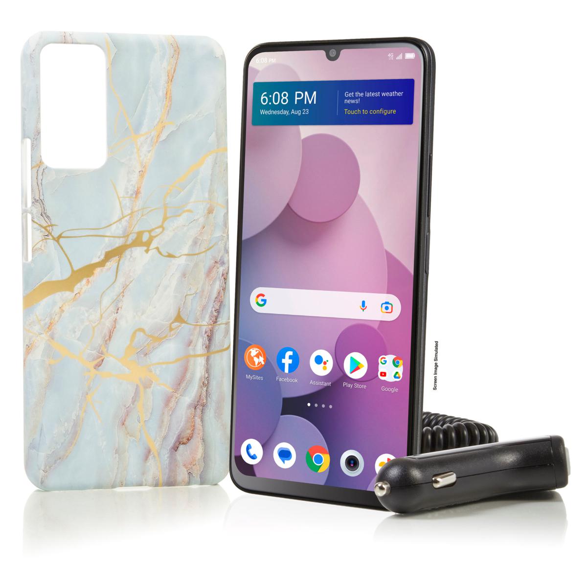 Tracfone TCL 40T HD+ with 1500 Min/Text/Data, Case and Accessories | HSN