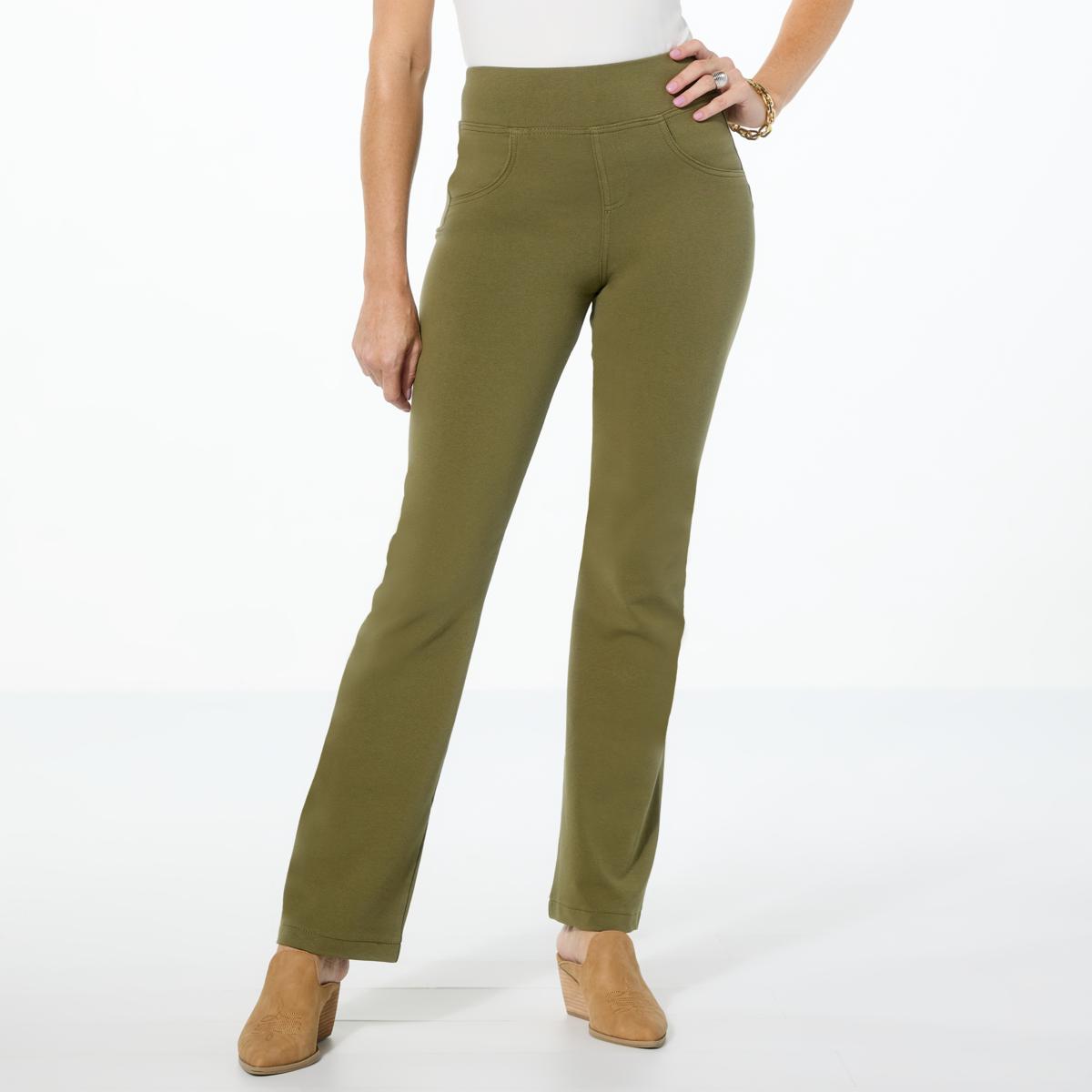 HUE Game-Changing Straight Leg Denim Pant | HSN
