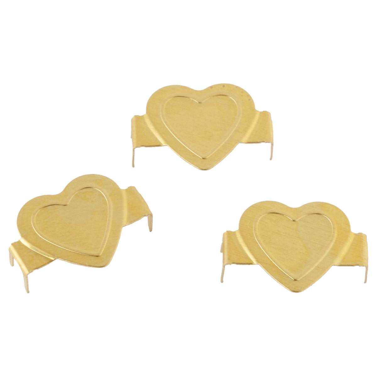 We R Makers Charm Stapler Goldtone Metal Heart Charms Set of 12 ...
