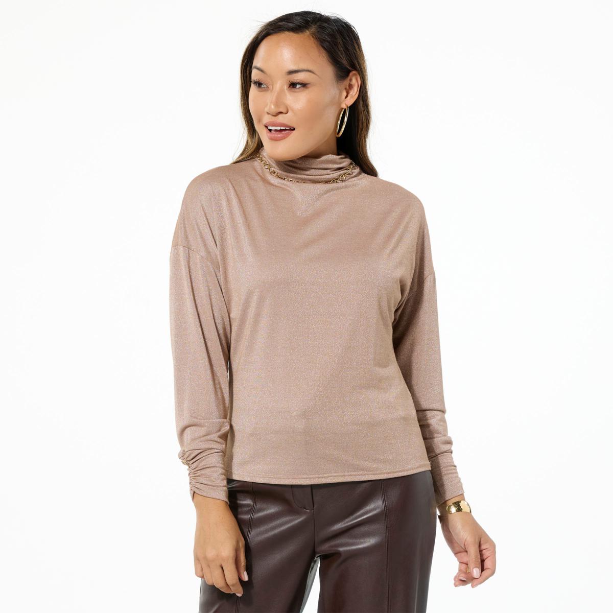 LB70 by Lloyd Boston Draped Drama Dolman Top | HSN