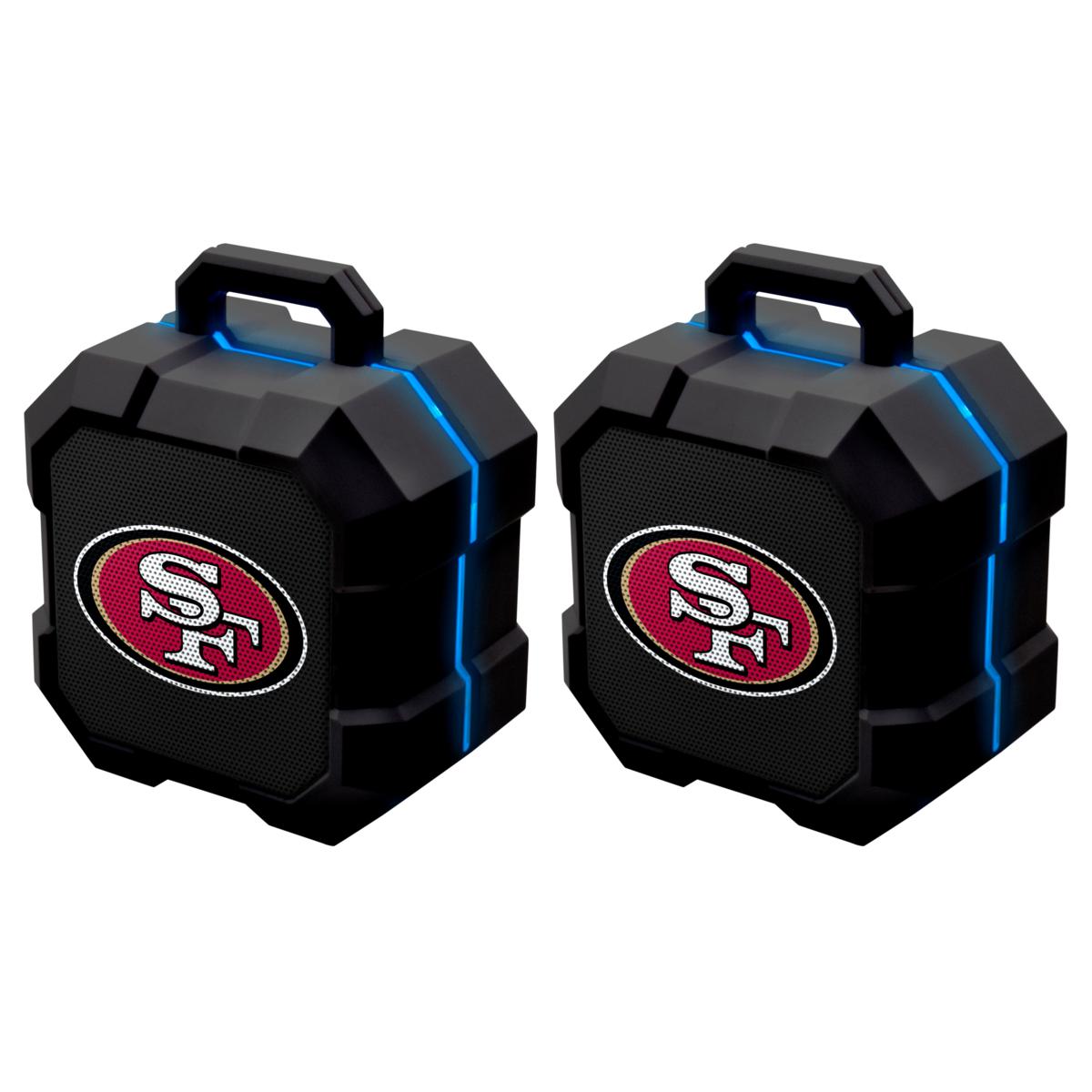 Officially Licensed NFL Wireless Speaker - 2-pack - 49ers - 23303160 | HSN