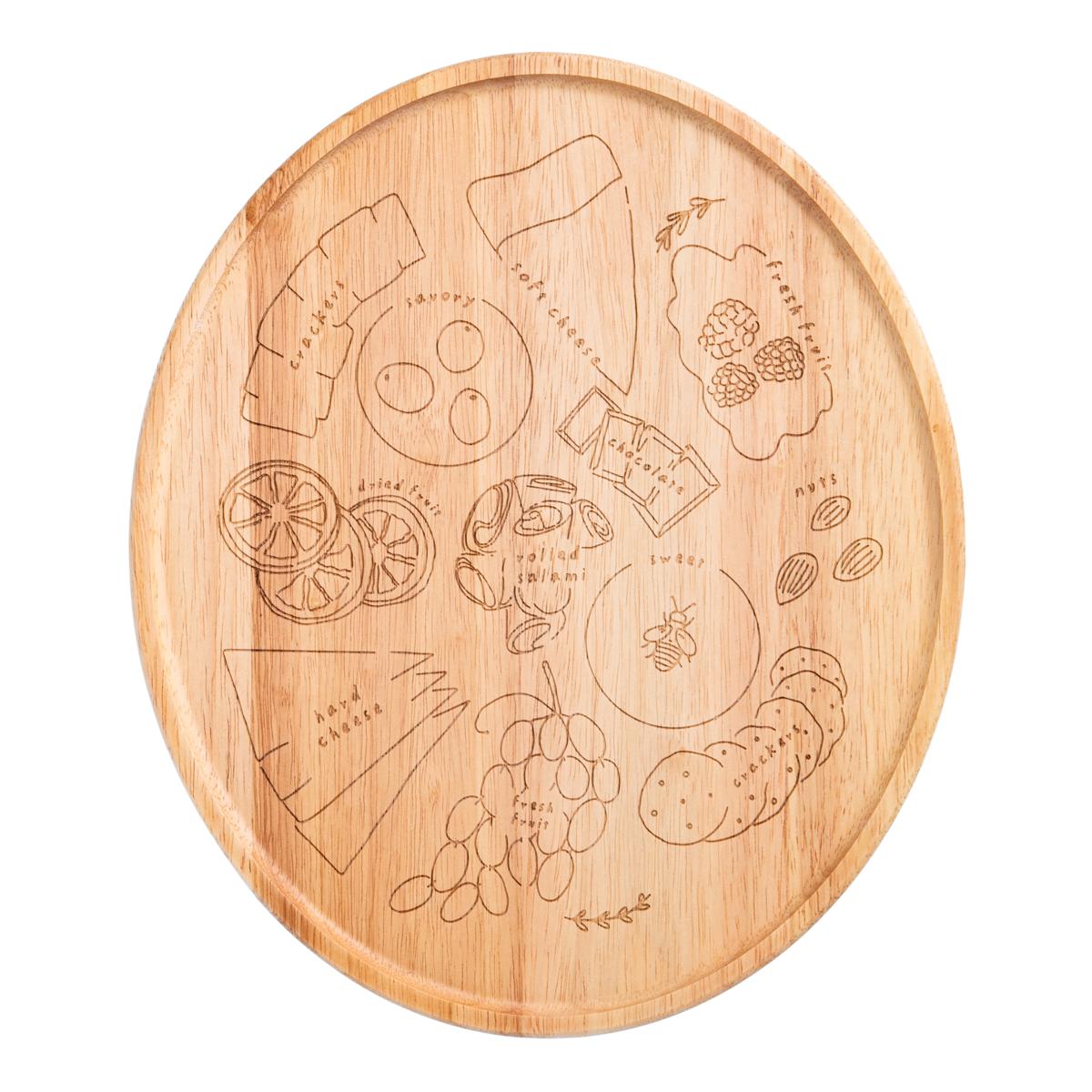 Meg Quinn x Maple Leaf at Home Charcuterie Map Board w/Bonus Recipes | HSN