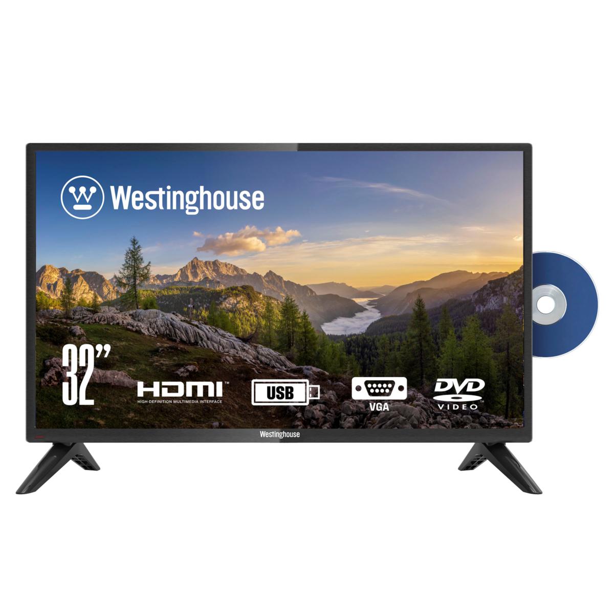 Westinghouse 32" HD LED TV DVD Combo and HDMI Cable | HSN