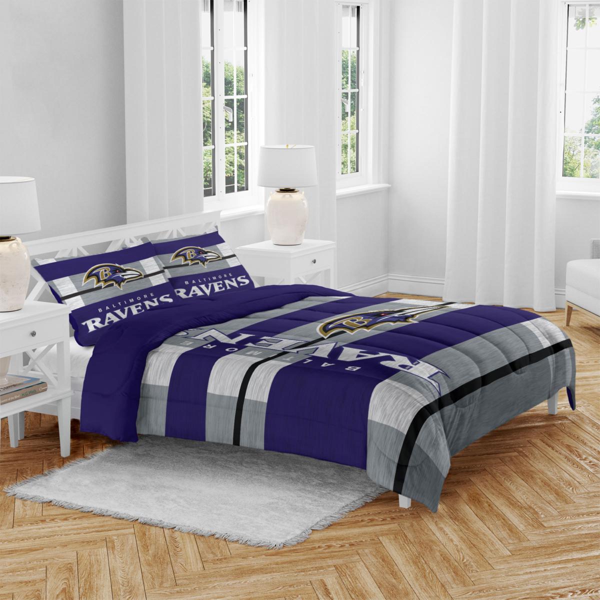 Officially Licensed NFL Pegasus Bed in a Bag - Ravens - 23328042 | HSN