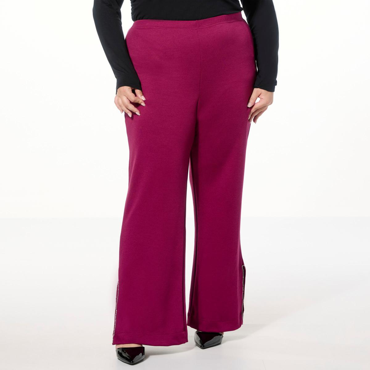 LB70 by Lloyd Boston Every AngLL Twill Glimmer Mid-Rise Flare Pant | HSN