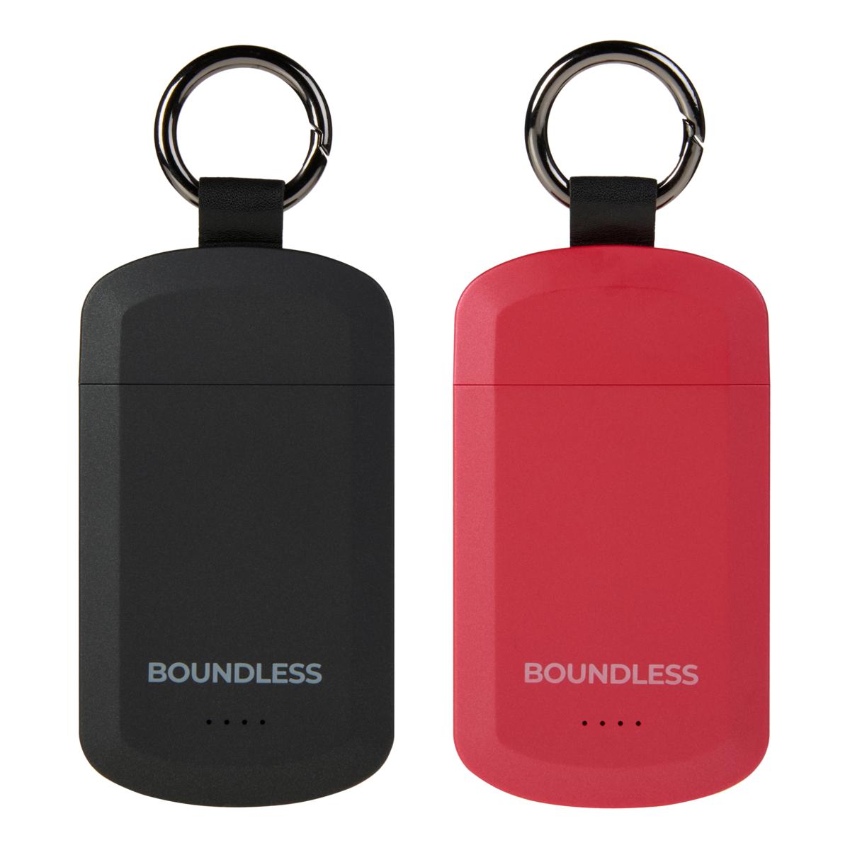 Boundless 3kmAh ChargeFOB Power Bank 2-pack with Keychain and Light | HSN
