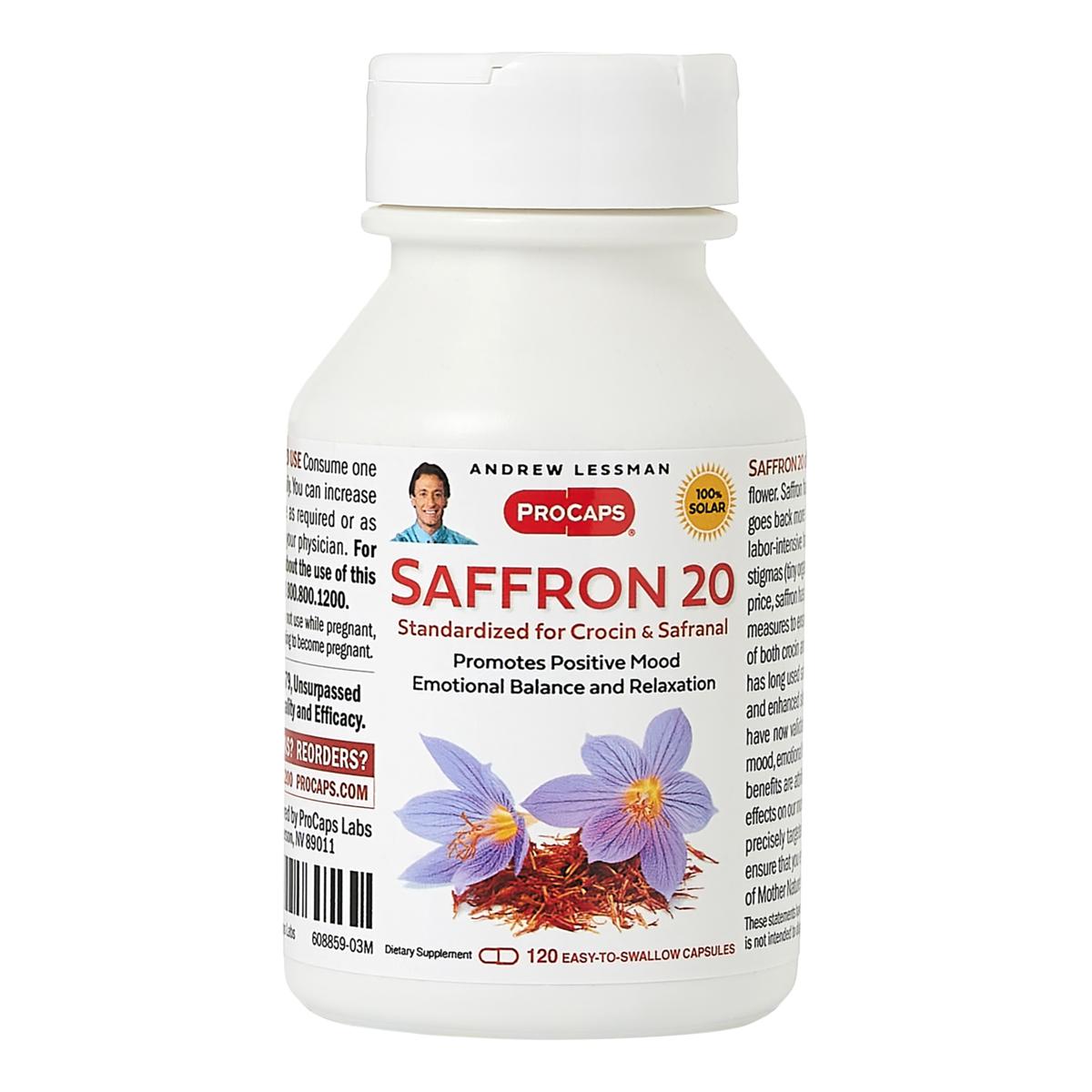 Saffron-20 - 120 Capsules - 23362829 | HSN