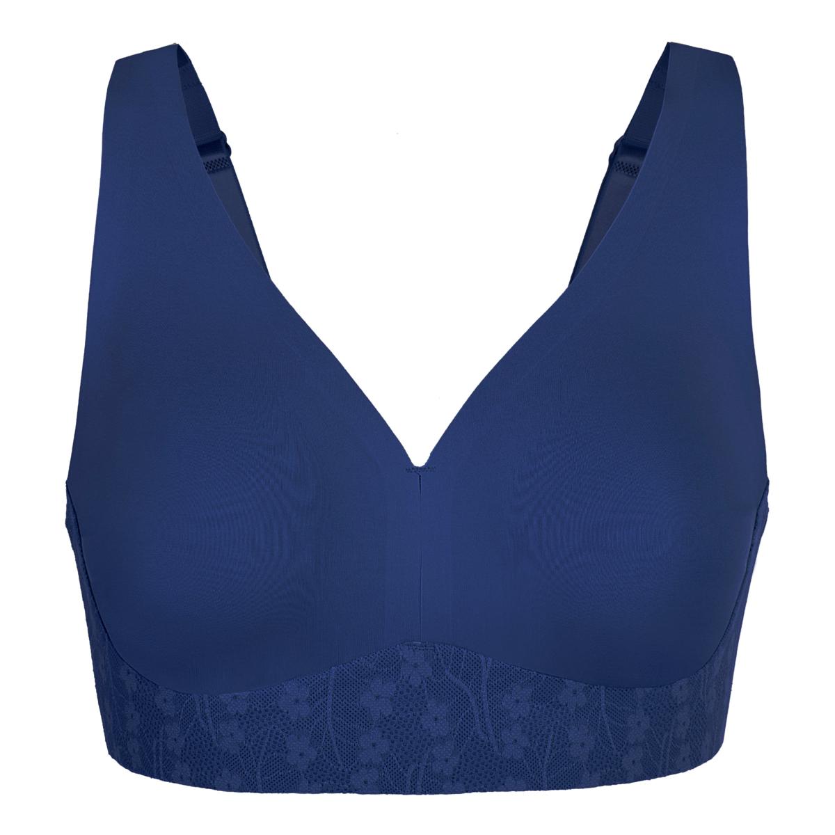 Rhonda Shear Lace-Detail Plunge Bra with Back Closure | HSN