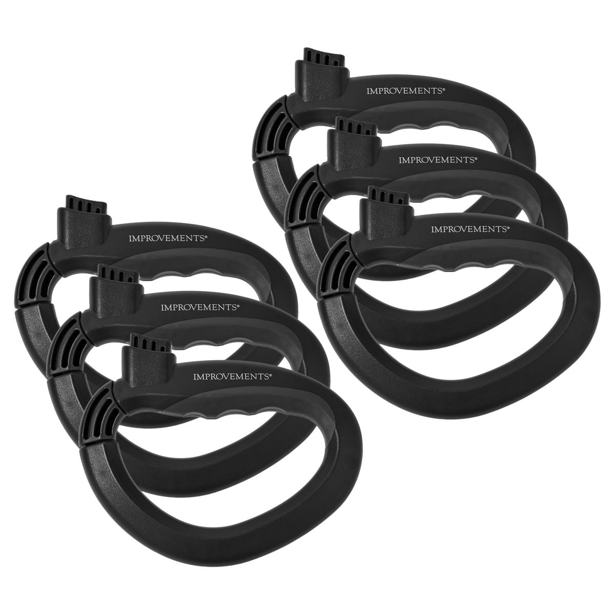Improvements 6-pack Grocery Bag Clip Handle Carriers | HSN