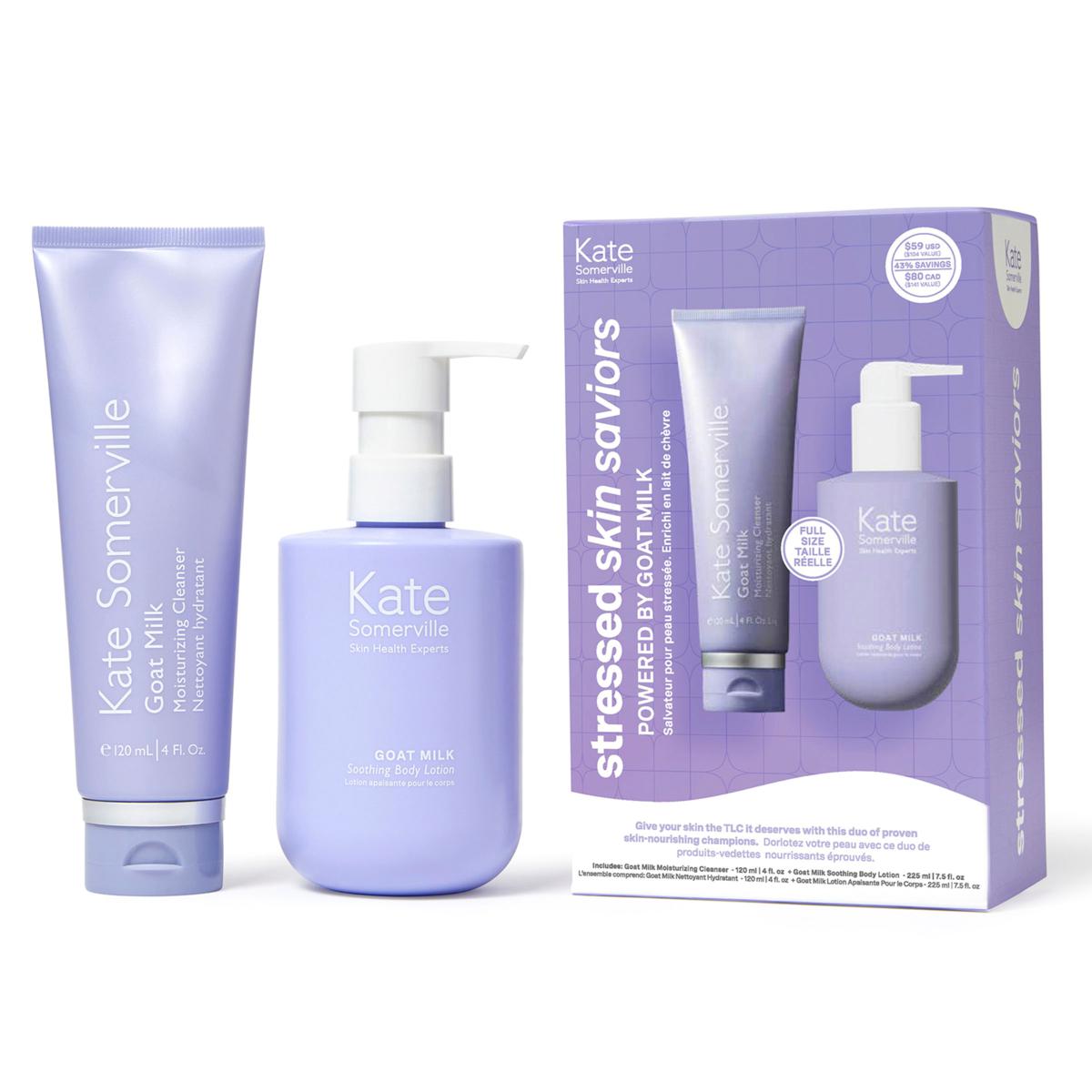 Kate Somerville Goat Milk Skin Savers Face and Body 2-piece Set | HSN