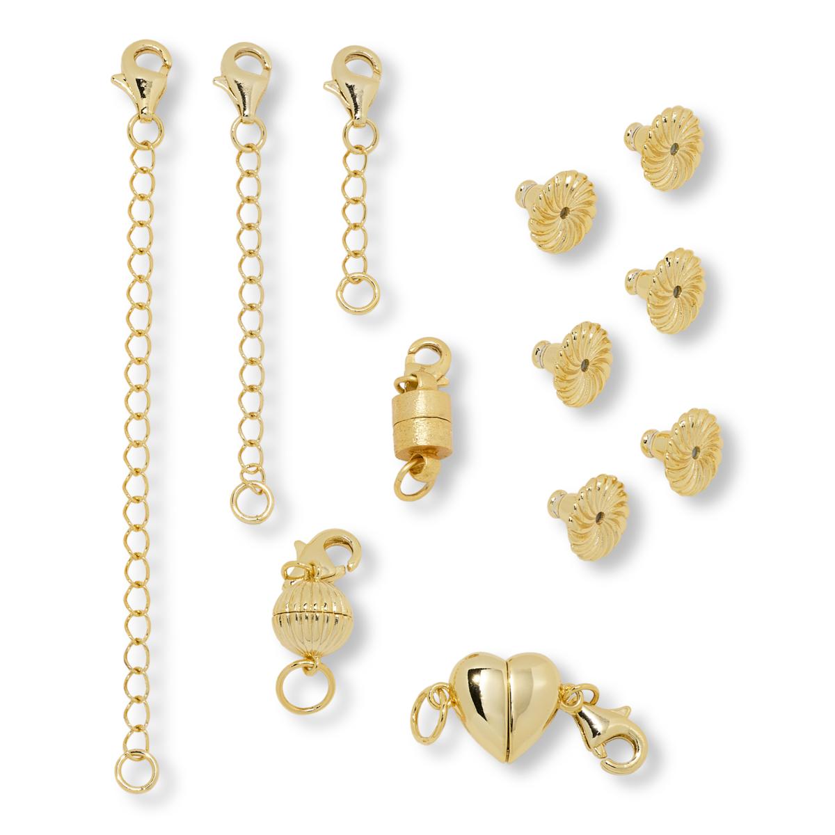 Bellezza Jewelry Solutions Clasps, Extenders and Backs Boxed 12pc Set ...