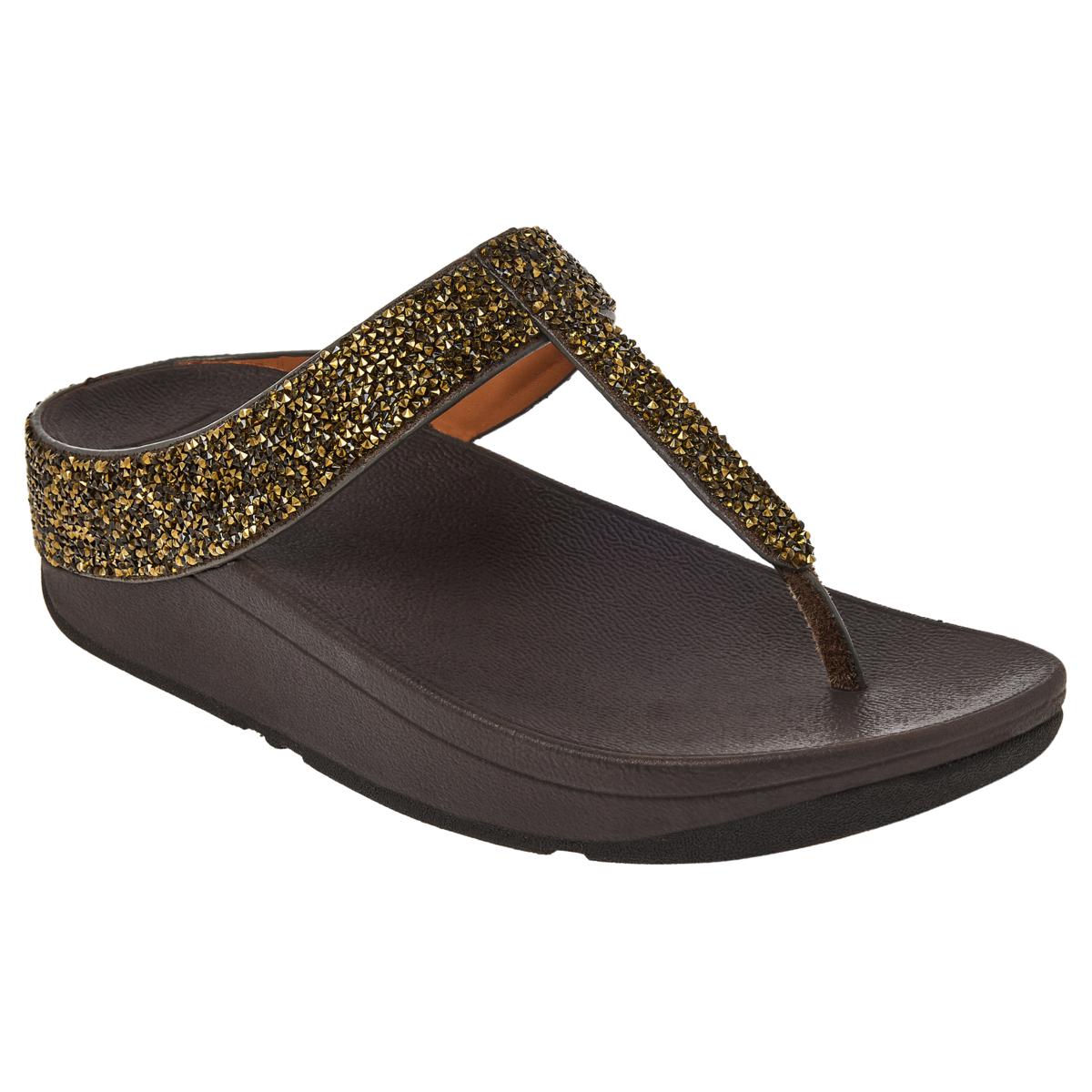 FitFlop® Fino Quartz Toe-Post Sandals - 23397431 | HSN