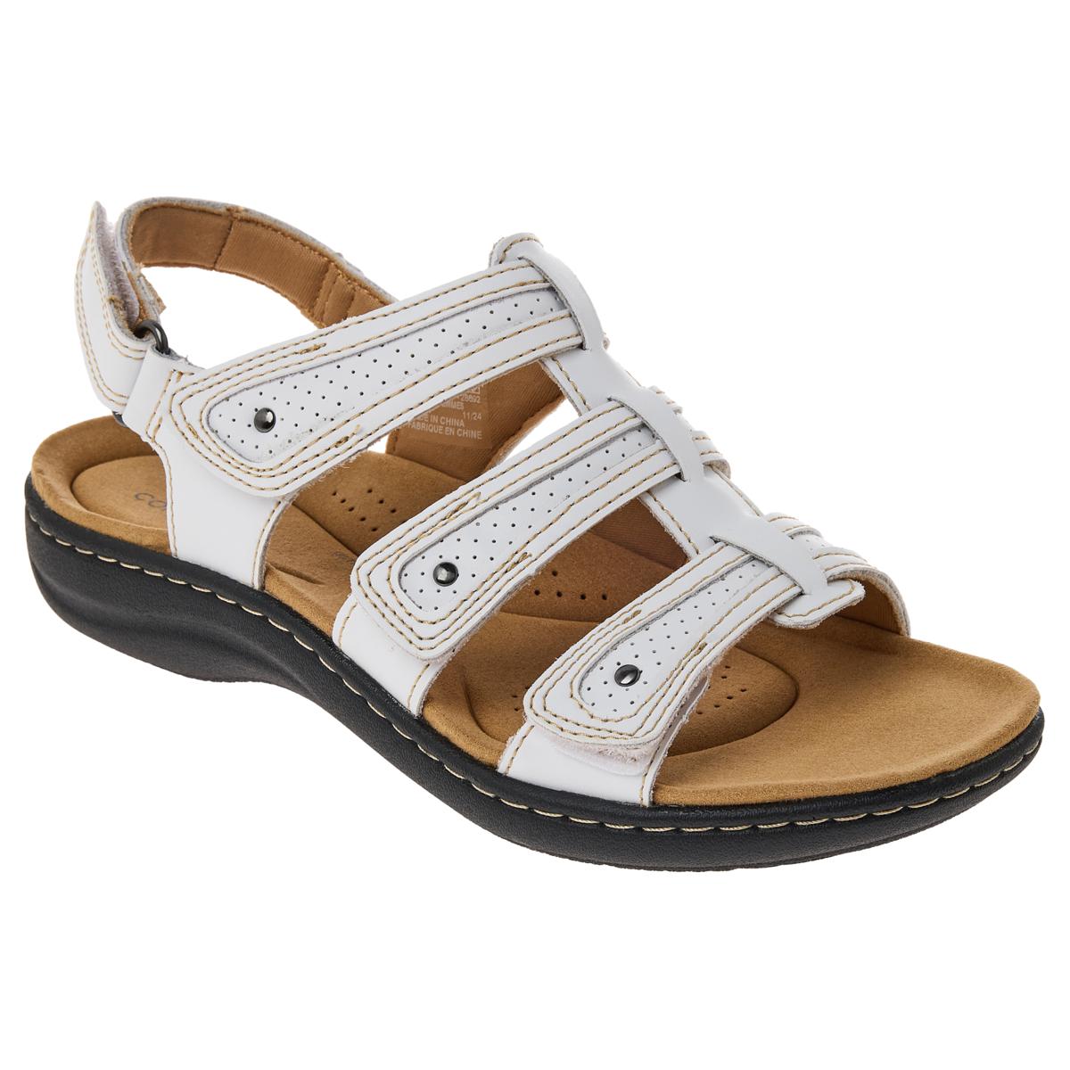 Clarks Collection Laurieann Ivy Heritage Casual Flat Sandals | HSN